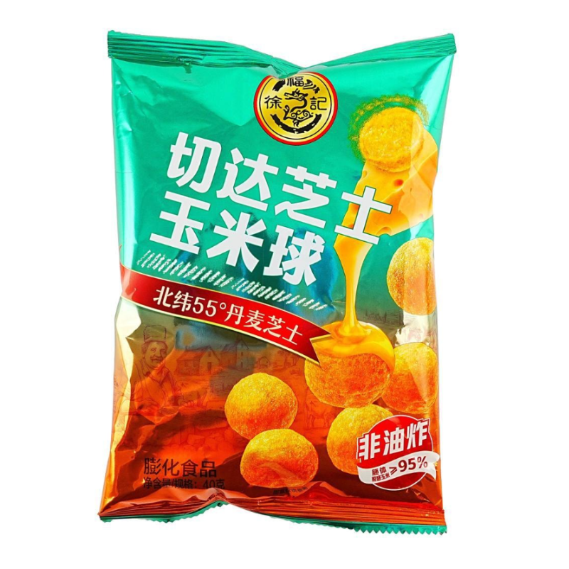Hsu Fu Chi Crispy Cornball - Cheese Flavor - Five Continents International